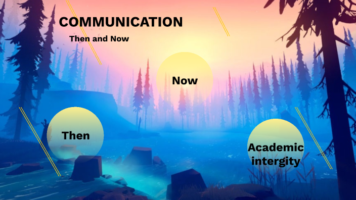 Communication then and now by Advit by Advit Moitra on Prezi