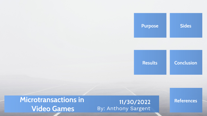 Microtransactions in Video Games by Anthony Sargent on Prezi