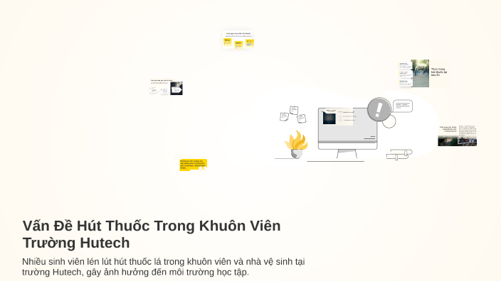 Vấn Đề Hút Thuốc Trong Khuôn Viên Trường Hutech by Nguyễn tuấn on Prezi