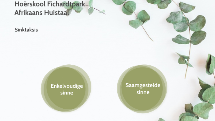 Graad 8 Sintaksis by Carlé Van Zyl on Prezi