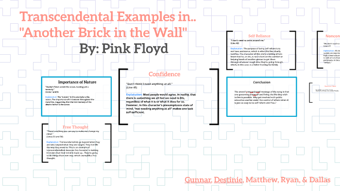 Transcendental Examples in.. by Destinie Roe on Prezi