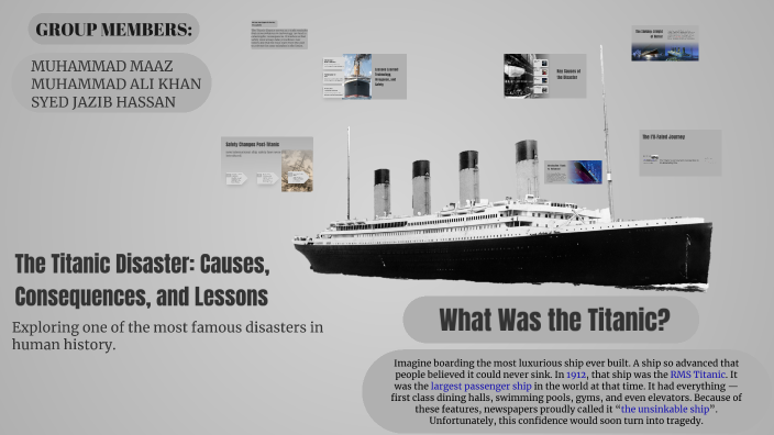 The Titanic Disaster: Causes, Consequences, and Lessons by Maaz Salman ...