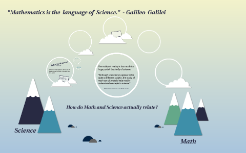 "Mathematics is the language of Science." - Galileo Gali by Chayla ...