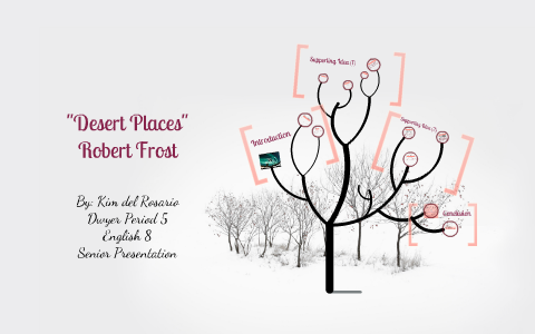 Senior Presentation "Desert Places" Robert Frost by Kim del Rosario on ...