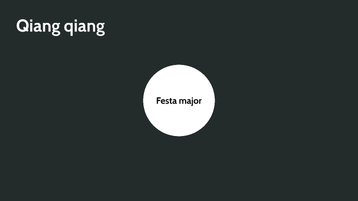 Festa major by Qiang Qiang Jiang on Prezi
