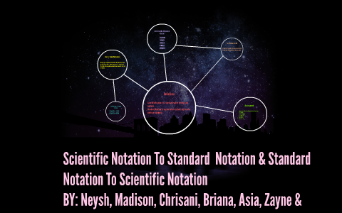 Scientific Notation To Standard Notation & Standard Notatio by zayne ...