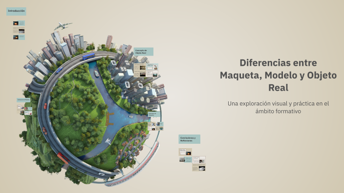 Diferencias entre Maqueta, Modelo y Objeto Real by Orlando Herrera ...