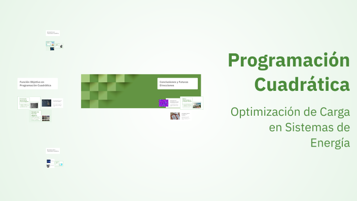 Programación Cuadrática by Luis Moreira on Prezi