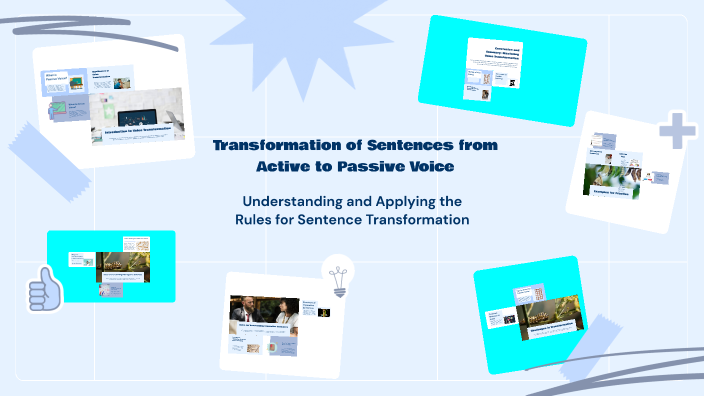 Transformation of Sentences from Active to Passive Voice by Purvi Sahni ...