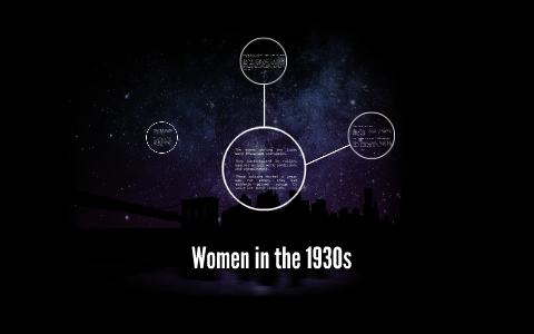 Women in the 1930s by Taylor Terry on Prezi