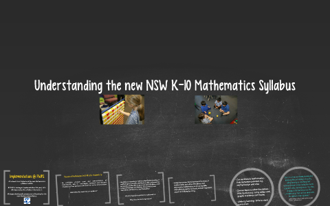 Understanding the new NSW K-10 Mathematics Syllabus by Alexandra ...