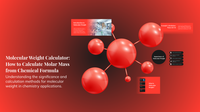 Molecular Weight Calculator: How to Calculate Molar Mass from Chemical ...