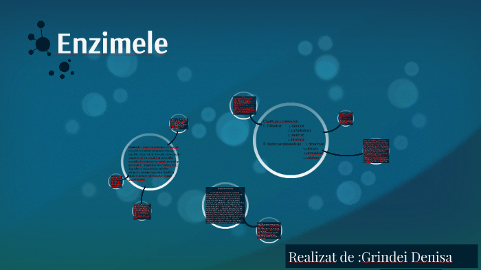 Enzimele - sunt biocatalizatori de naturã proteicã ce catali by Grindei ...