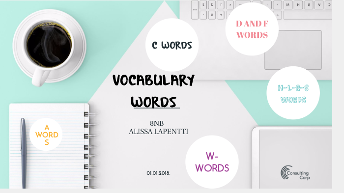 VOCABULARY WORDS alissa lapentti by Alissa Lapentti on Prezi