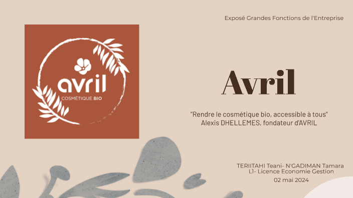La Marque Avril by T N on Prezi