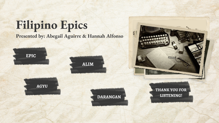 Kas 1: Epics (Agyu, Alim, at Darangan) by Hannah Therese Alfonso on Prezi