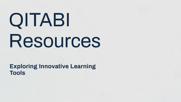 QITABI Resources by Samia Masri on Prezi