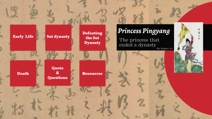 Princess Pingyang by Regina B.M on Prezi