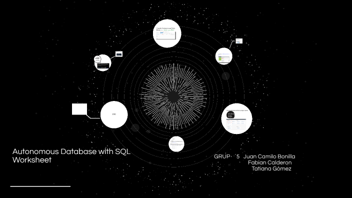 Autonomous Database with SQL Worksheet by Tatiana Gómez on Prezi