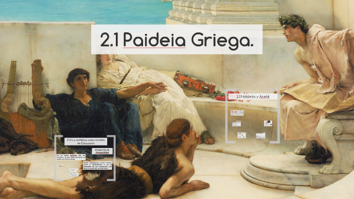 2.1 La Paideia Griega. Filosofía de la Educación. by Claudia Buenrostro ...