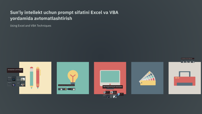Automating Prompt Quality for Artificial Intelligence by Ozodbek Turg'unpo'latov on Prezi