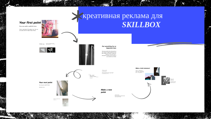 creative idea for online school Skillbox by elena rasskazova on Prezi