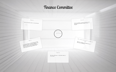 Finance Committee by Eric Rivas