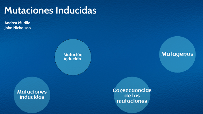 Mutaciones inducidas by Andrea Murillo on Prezi