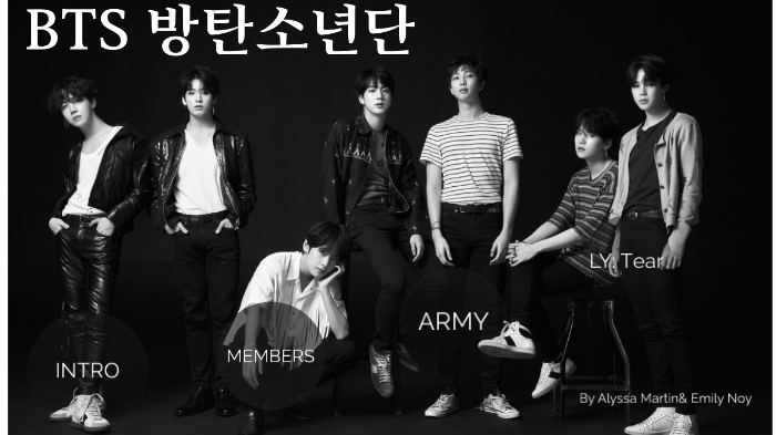 BTS presentation by Emily Noy on Prezi