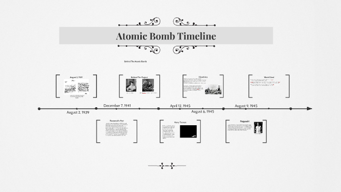 Atomic Bomb Timeline by Erin Patrick on Prezi