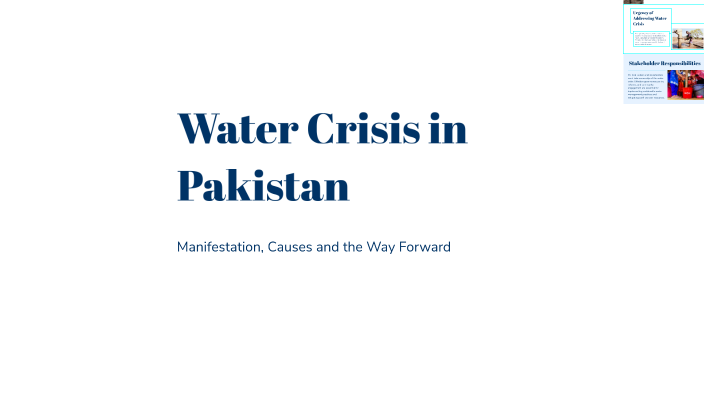 Water Crisis in Pakistan by Usama Rahim on Prezi