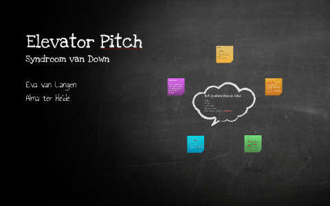 Elevator Pitch by Alma ter Heide on Prezi