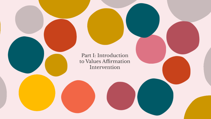 Introduction to Values Affirmation Intervention by Kate Margalite on Prezi