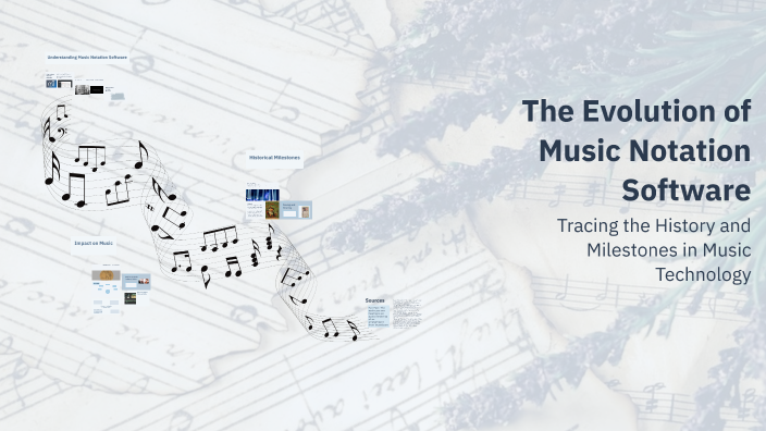 The Evolution of Music Notation Software by Logan Dempsey on Prezi