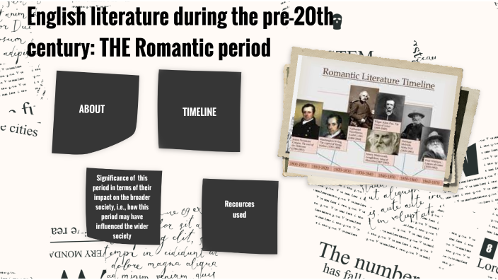 Romantic timeline by Jennifer Pretorius on Prezi