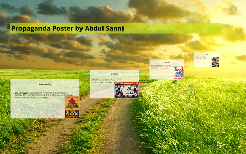 Propaganda Poster by Abdul Sanni by Abdul Sanni on Prezi