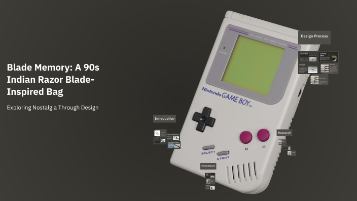 Blade Memory: A 90s Indian Razor Blade-Inspired Bag by SHRIJA on Prezi
