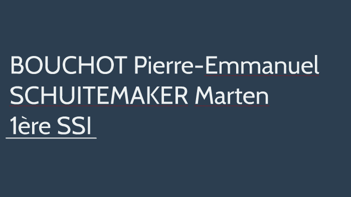 TPE by Pierre-Emmanuel Bouchot on Prezi