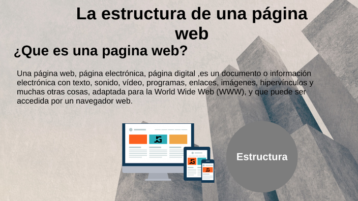 La estructura de una página web by ALEXIS URIEL HERNANDEZ HERNANDEZ on ...