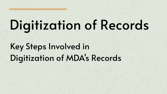 Digitization of Records by Public Service Academy MPA on Prezi