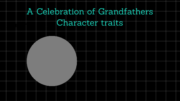 A Celebration of Grandfathers Character Traits by Zoriah Sanford on Prezi