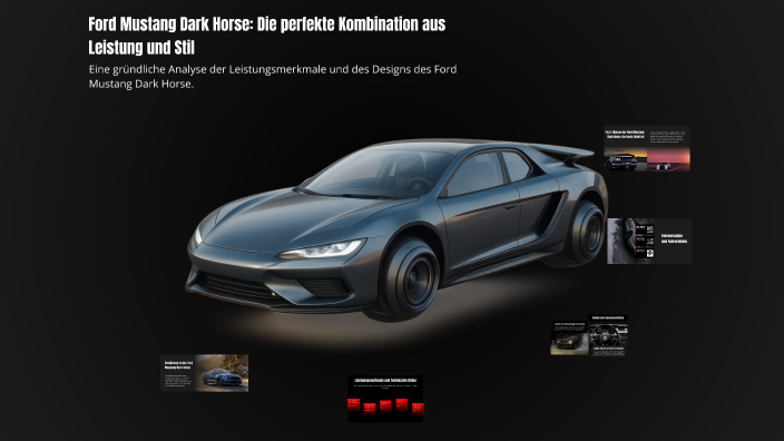Ford Mustang Dark Horse: Die perfekte Kombination aus Leistung und Stil ...