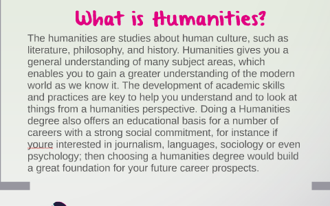 Why should you choose a Humanities degree? by Leigh Ennis-Ryder on Prezi