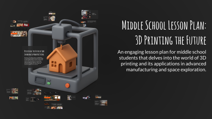 Middle School Lesson Plan: 3D Printing the Future by Catherine Taylor ...