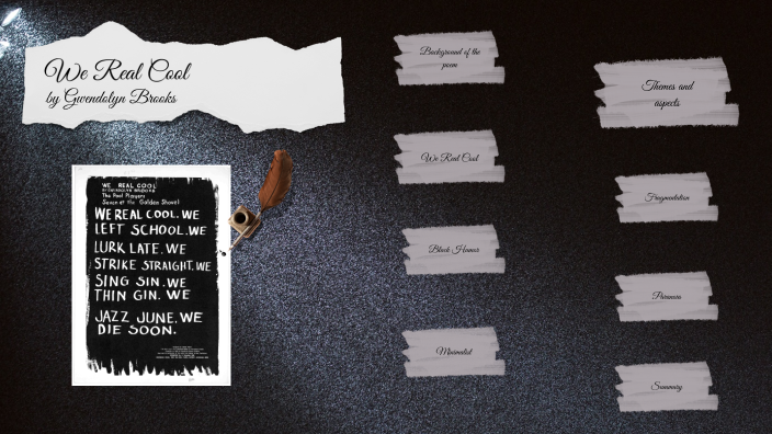 We Real Cool by Gwendolyn Brooks by ZM DE LANGE on Prezi