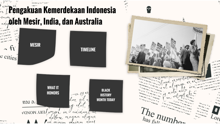 Pengakuan Kemerdekaan Indonesia oleh Mesir, India, dan Australia by Aulia Rahmadani on Prezi