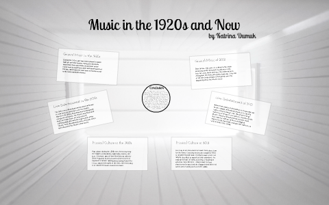 Music in the 1920s and Music Now by K D on Prezi