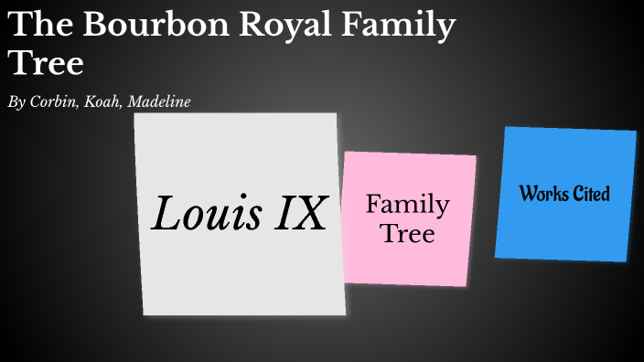 Bourbon family tree by Corbin Leonard