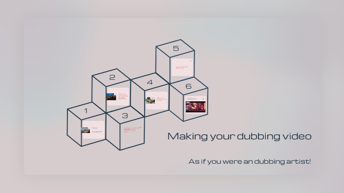 Making your dubbing video by 이재하 on Prezi