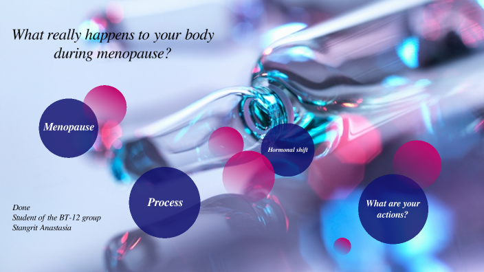 What really happens to your body during menopause? by Анастасія ...